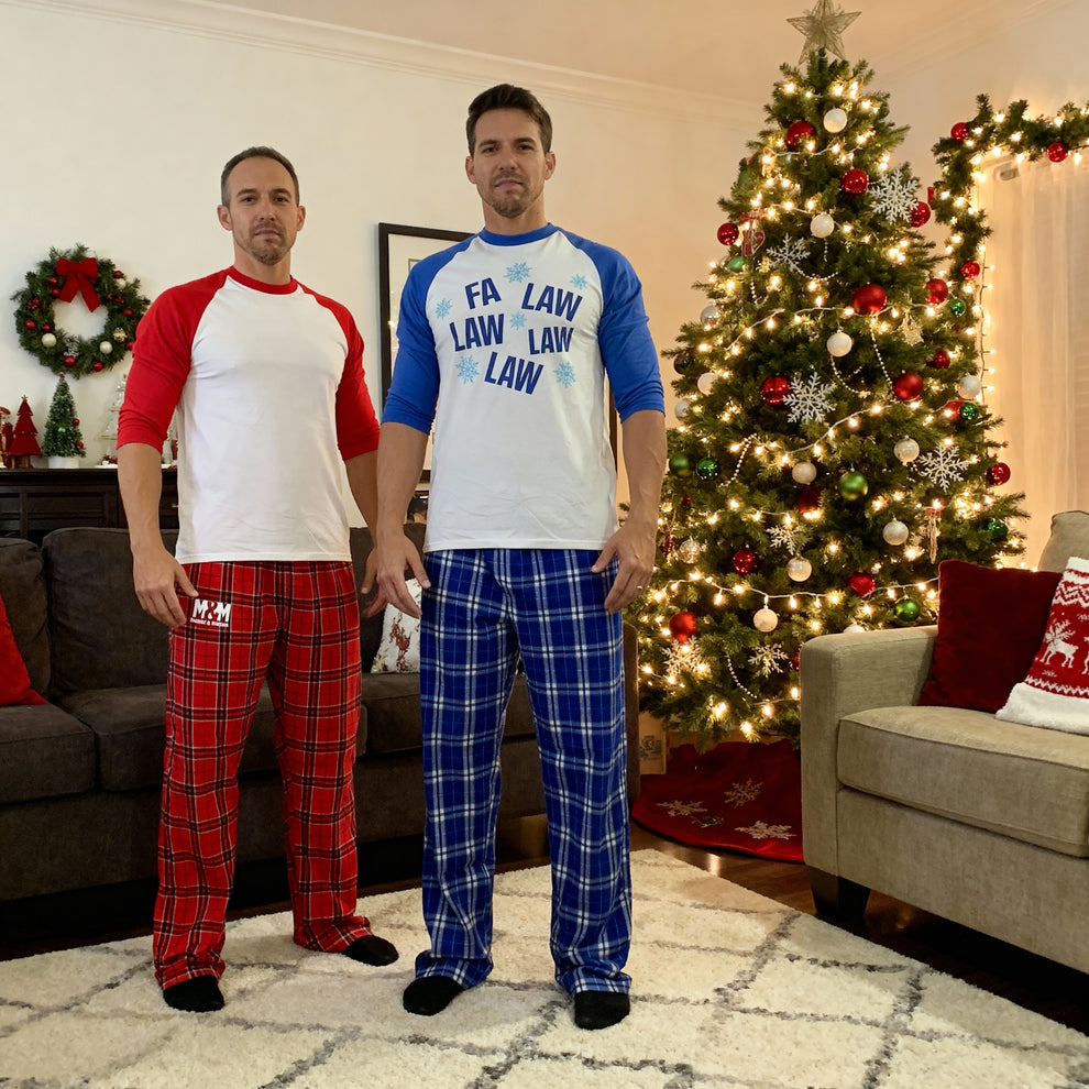 Morgan & Morgan Men's Classic Flannel Holiday Pajama Pants – Morgan ...